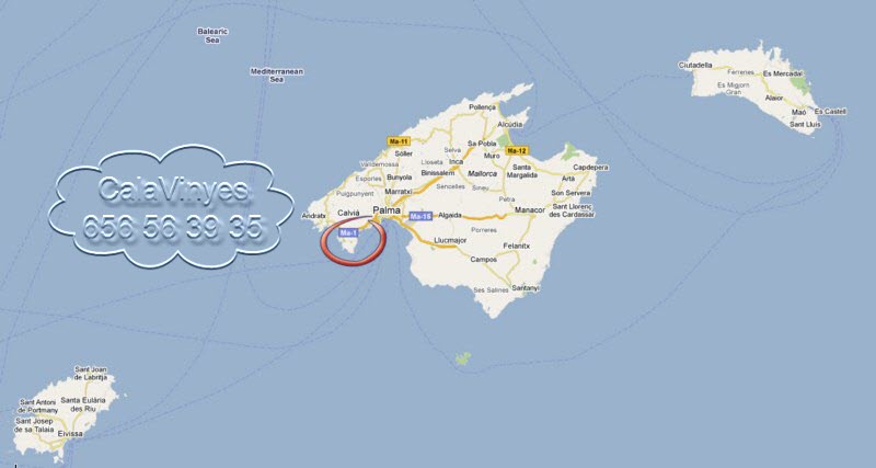 House for sale by owner Spain Mallorca Cala Vinyes